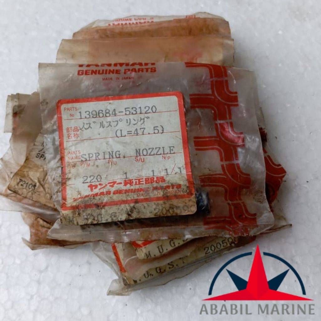 YANMAR - M220 - SPARES - SPRING NOZZLE - 139684-53120